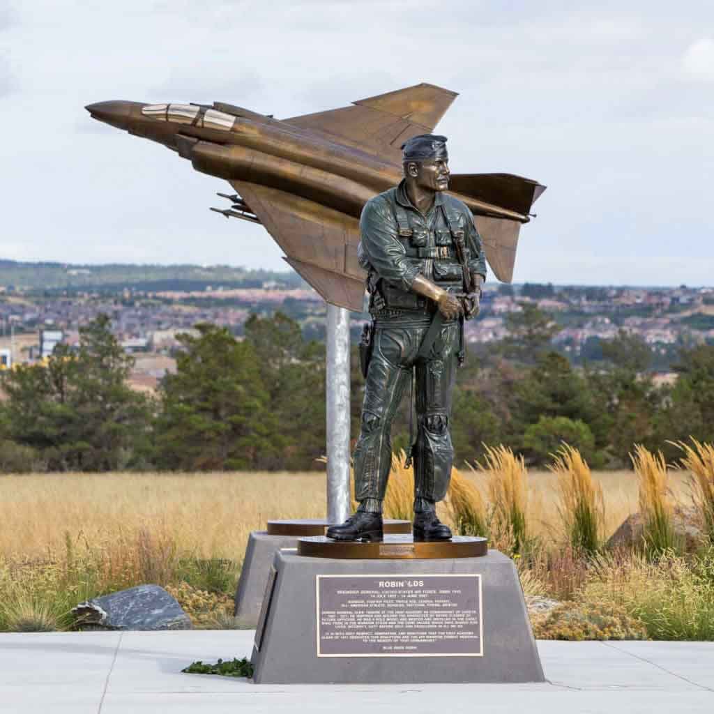Fighter Pilot Statue Bronze Sculpture - salestatue