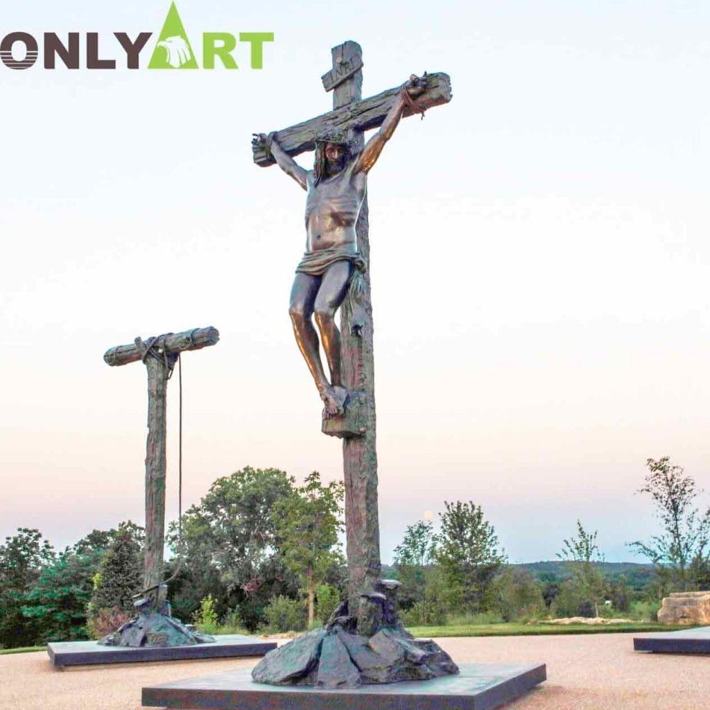 Jesus Crucifix Statue Jesus On Cross Sculpture - salestatue
