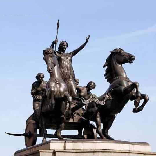 Queen Boudica And Her Daughters Statue - salestatue