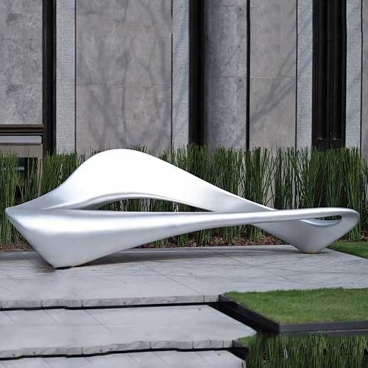 Stainless Steel Abstract Art Chair Sculpture - salestatue