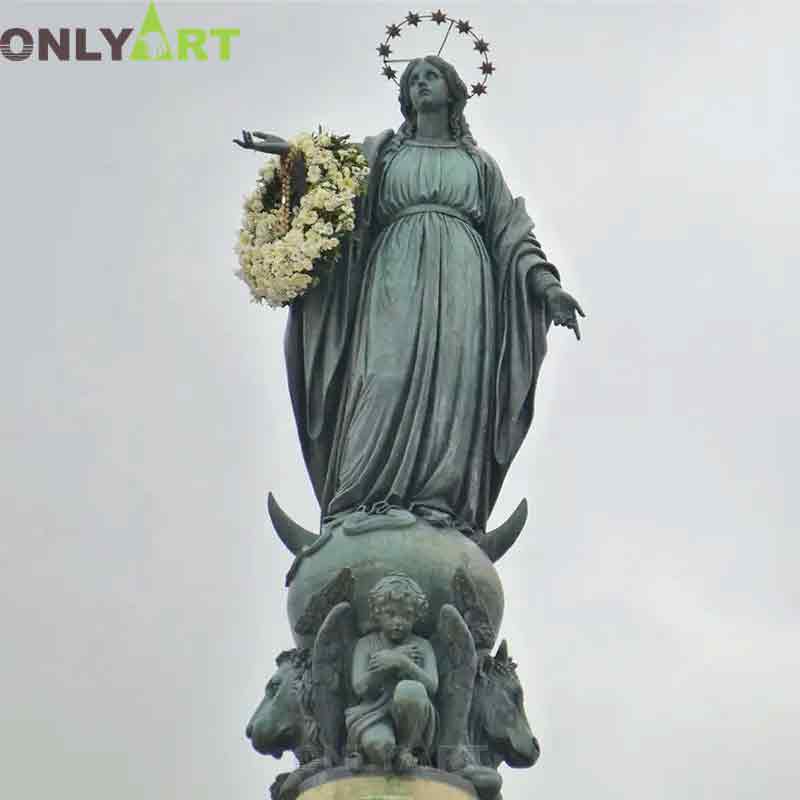 Charity Bronze Holy Mary Statue For Garden - salestatue