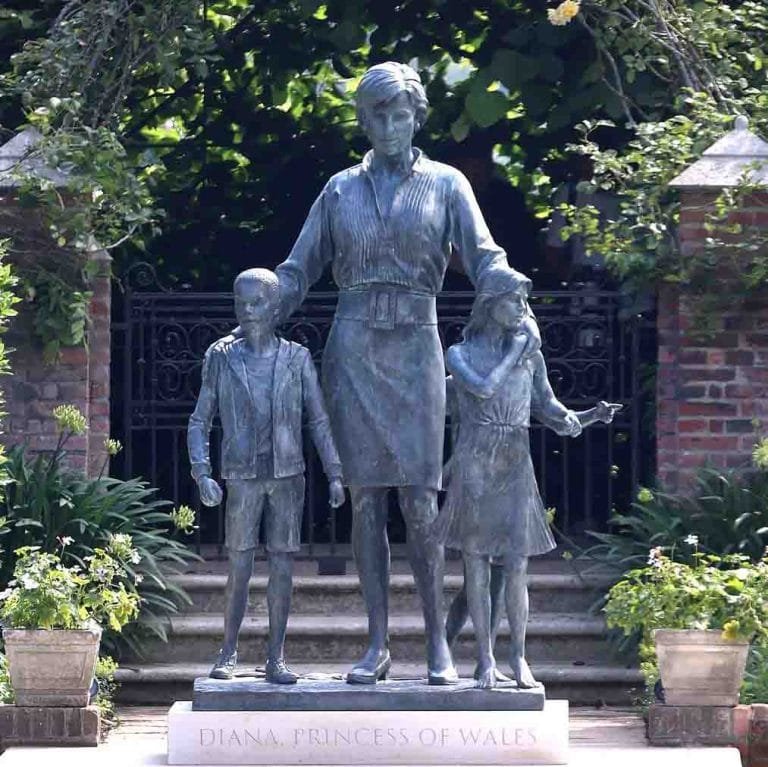 Custom Art Diana Princess of Wales Statue Bronze Sculpture - salestatue