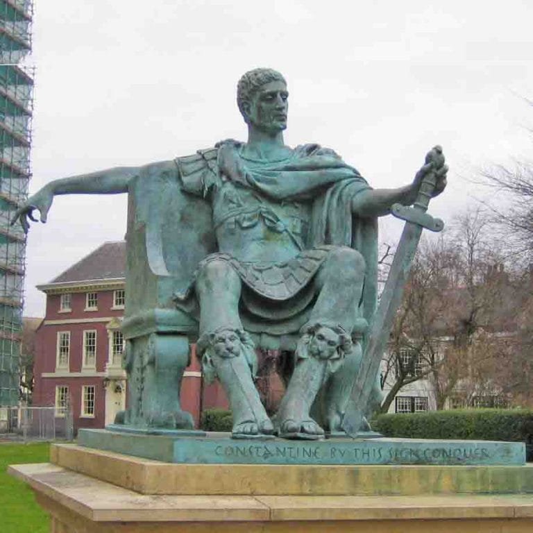 Custom Life Size Bronze Constantine Sculpture - salestatue