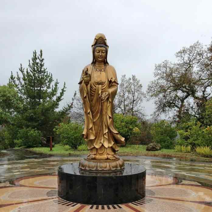 Large Bronze Guanyin Bodhisattva Statue - salestatue