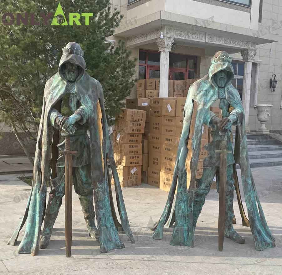 Outdoor King Arthur Bronze Sculpture - salestatue Outdoor King Arthur Bronze Sculpture - salestatue