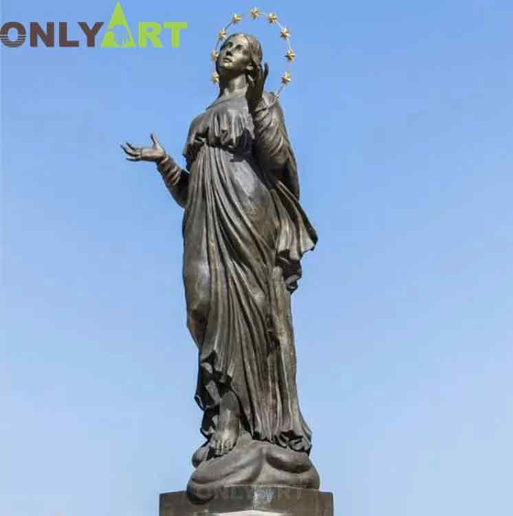 Praying Pregnant Mother Mary Statue Sculpture - salestatue