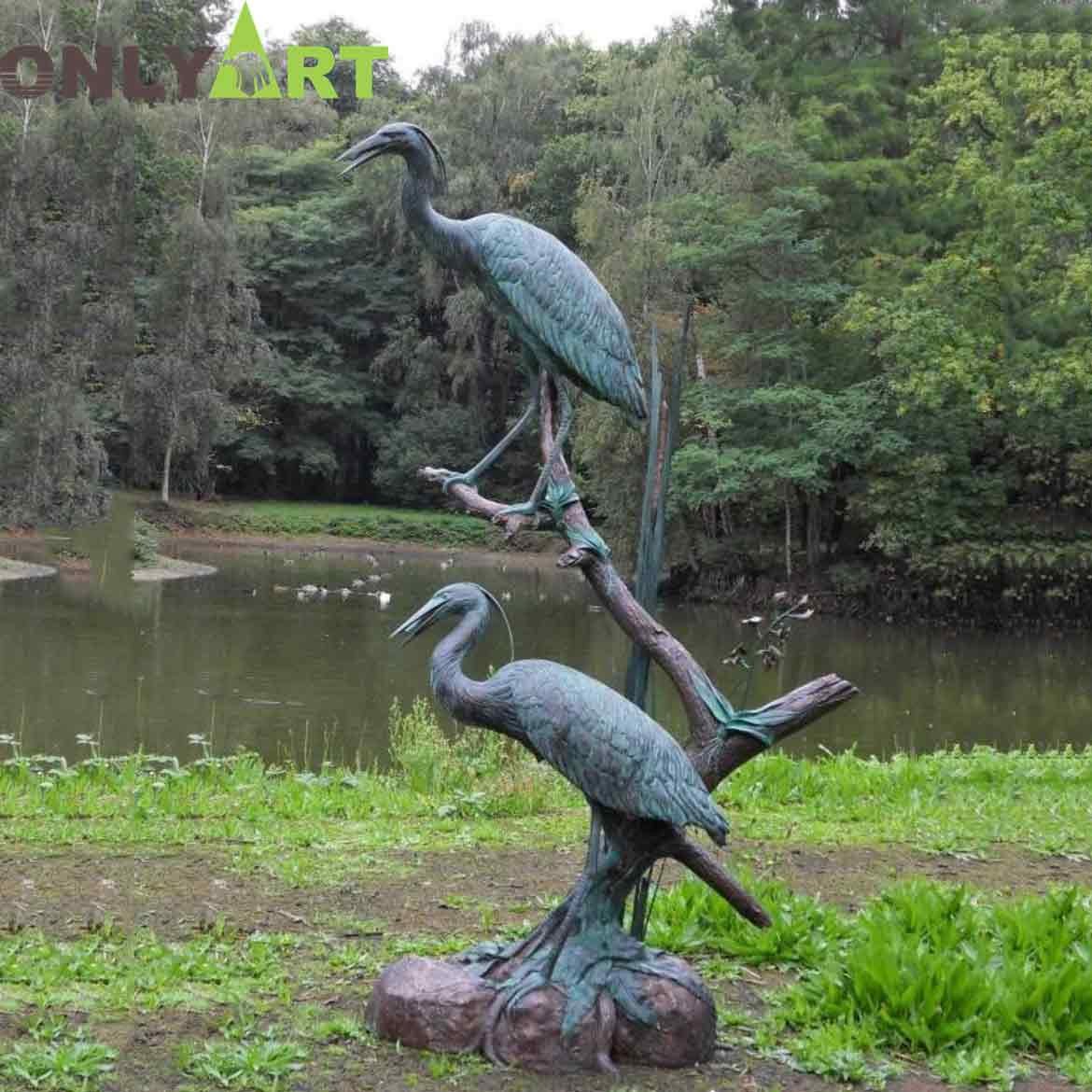 Custom Modern Garden Bronze Mermaid Water Fountain - salestatue