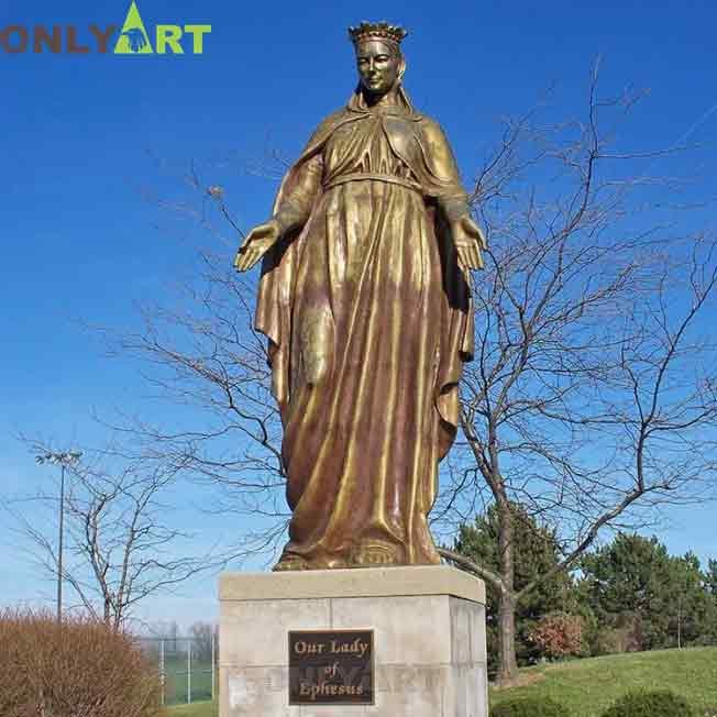 Church Bronze Our Lady of Fatima Statues For Sale