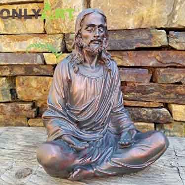 Bronze Meditating Jesus Statue Custom Life Size