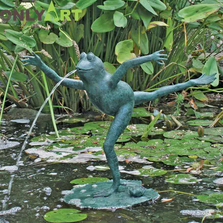 Garden Classic Art Bronze Frog Fountain - salestatue