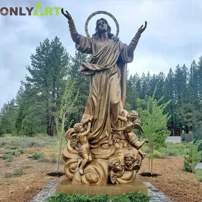 Bronze Heavenly Figure Saint Mary Statue - salestatue