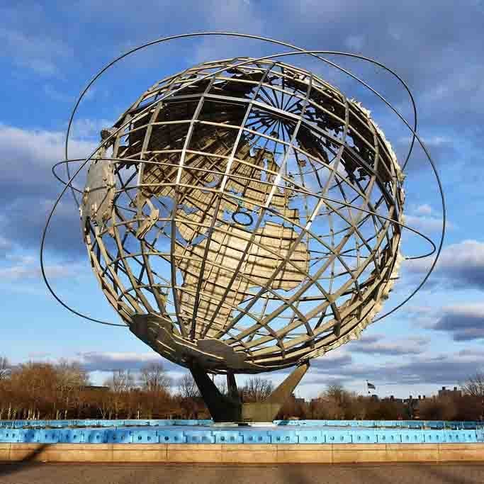 Globe Sculpture At Columbus Circle Statue - salestatue