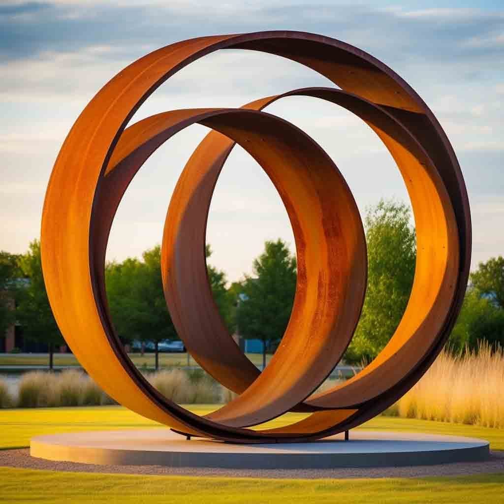 Custom 304 Stainless Steel Rose Garden Sculpture - salestatue
