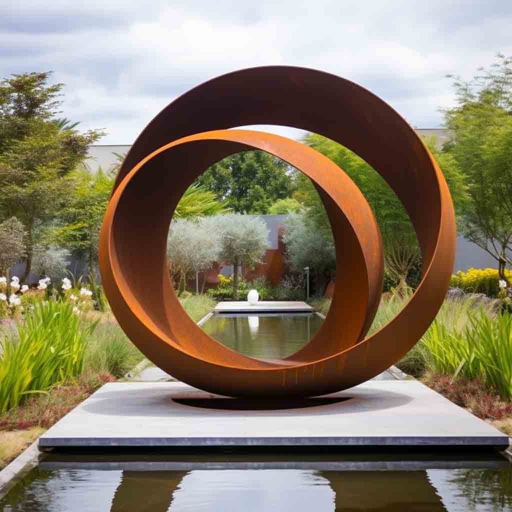 Qatar Cultural District Project Large-scale Circle Sculpture - salestatue