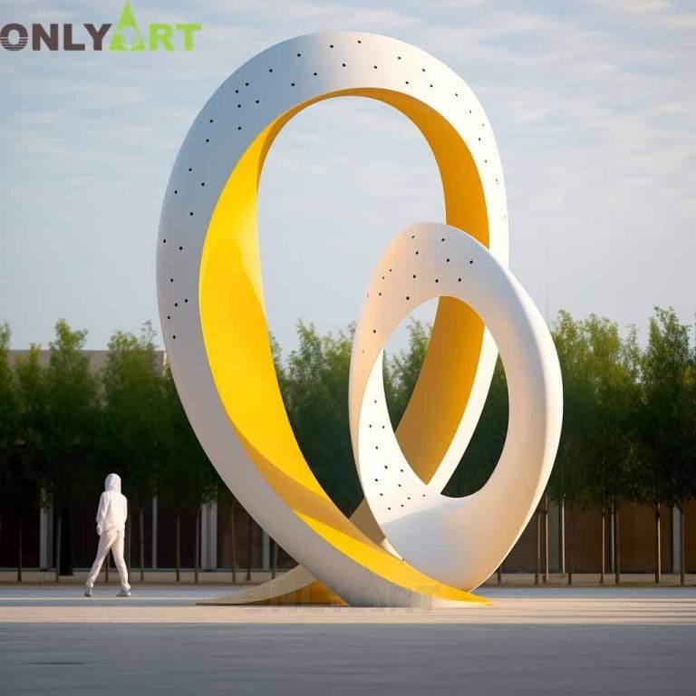 Large-scale Circle Sculpture Qatar Cultural District Project