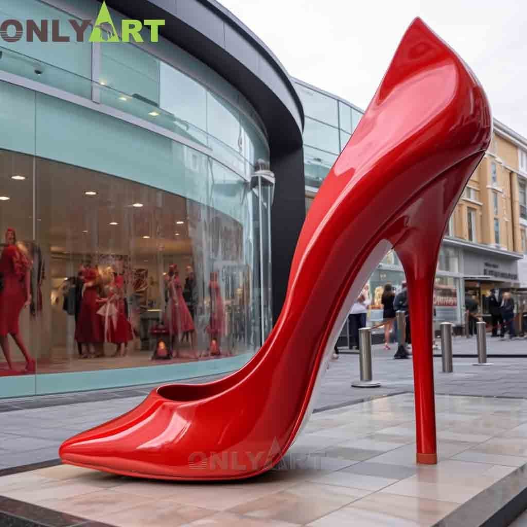 Outdoor Art High Heel Shoe Sculpture - salestatue