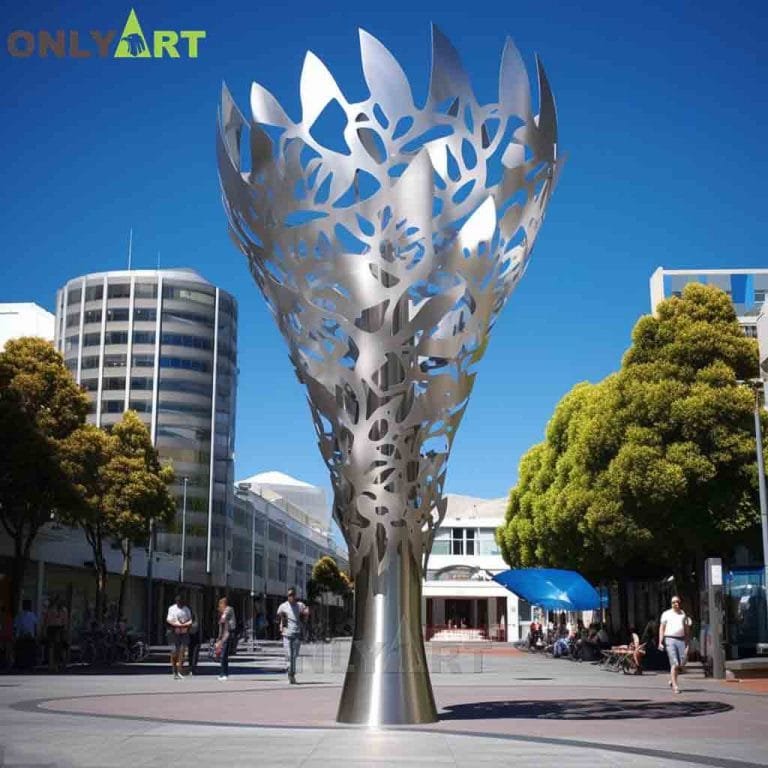 Outdoor Metal Tree Sculpture For Sale - salestatue