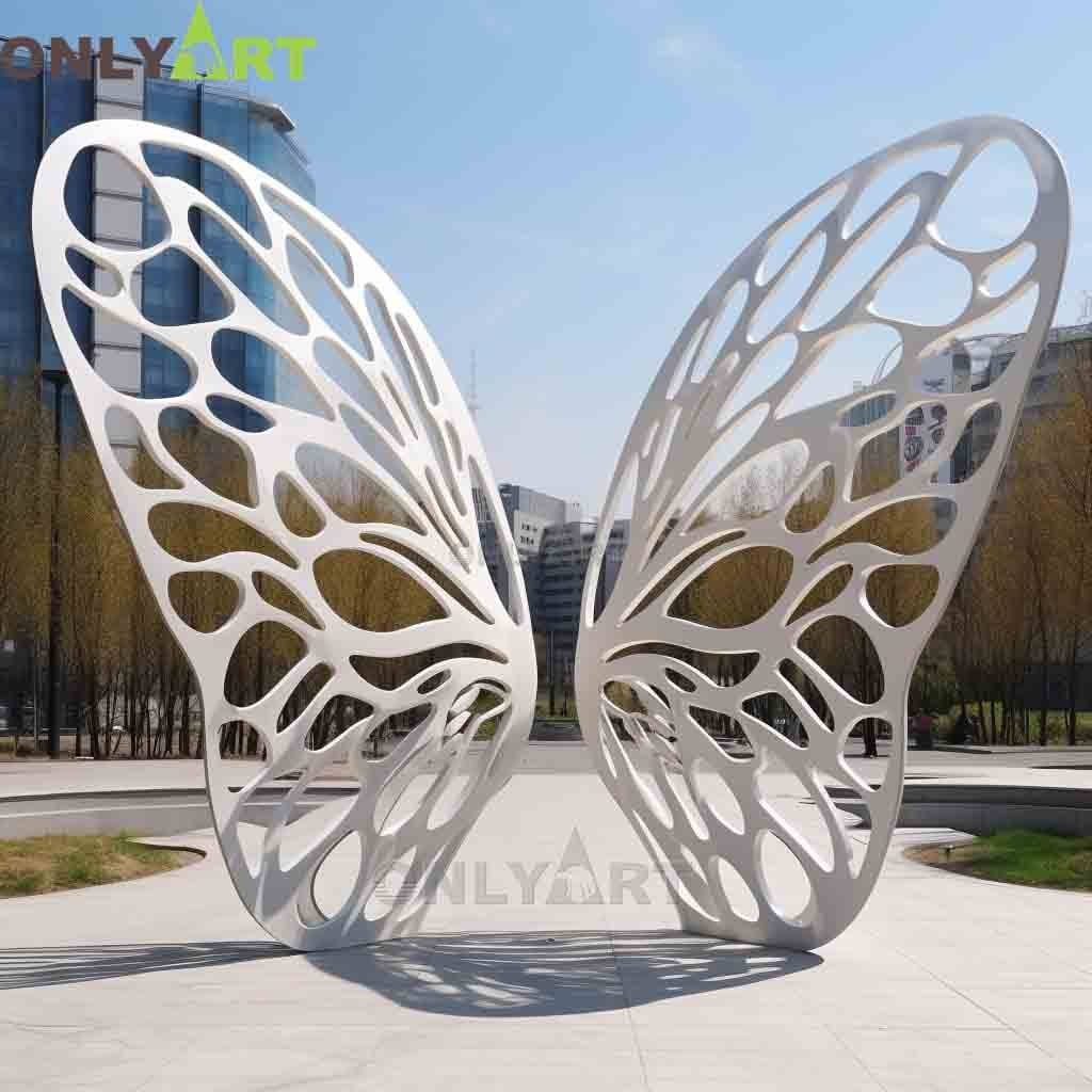 Large Metal Butterfly Sculpture Garden Project - salestatue