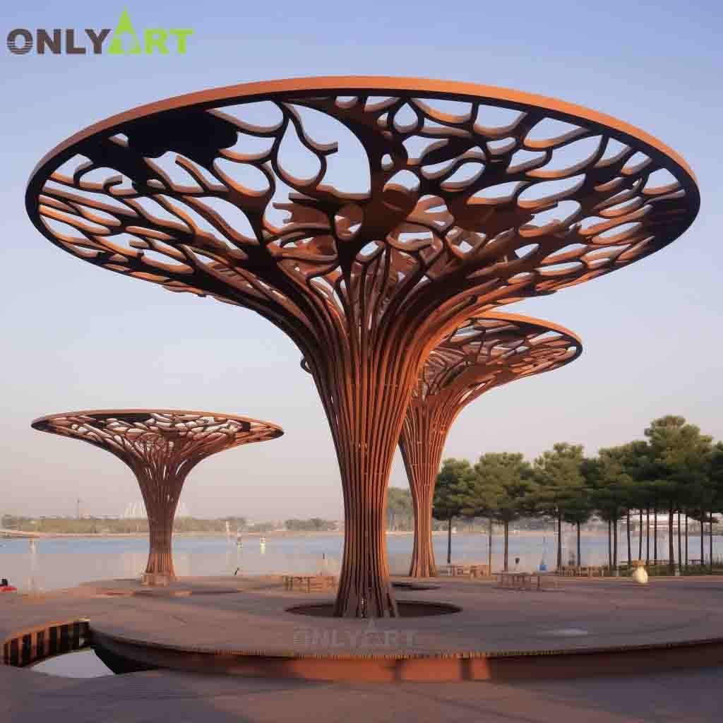 Art Abstract Metal Tree Sculptures OAS-TS2 - salestatue