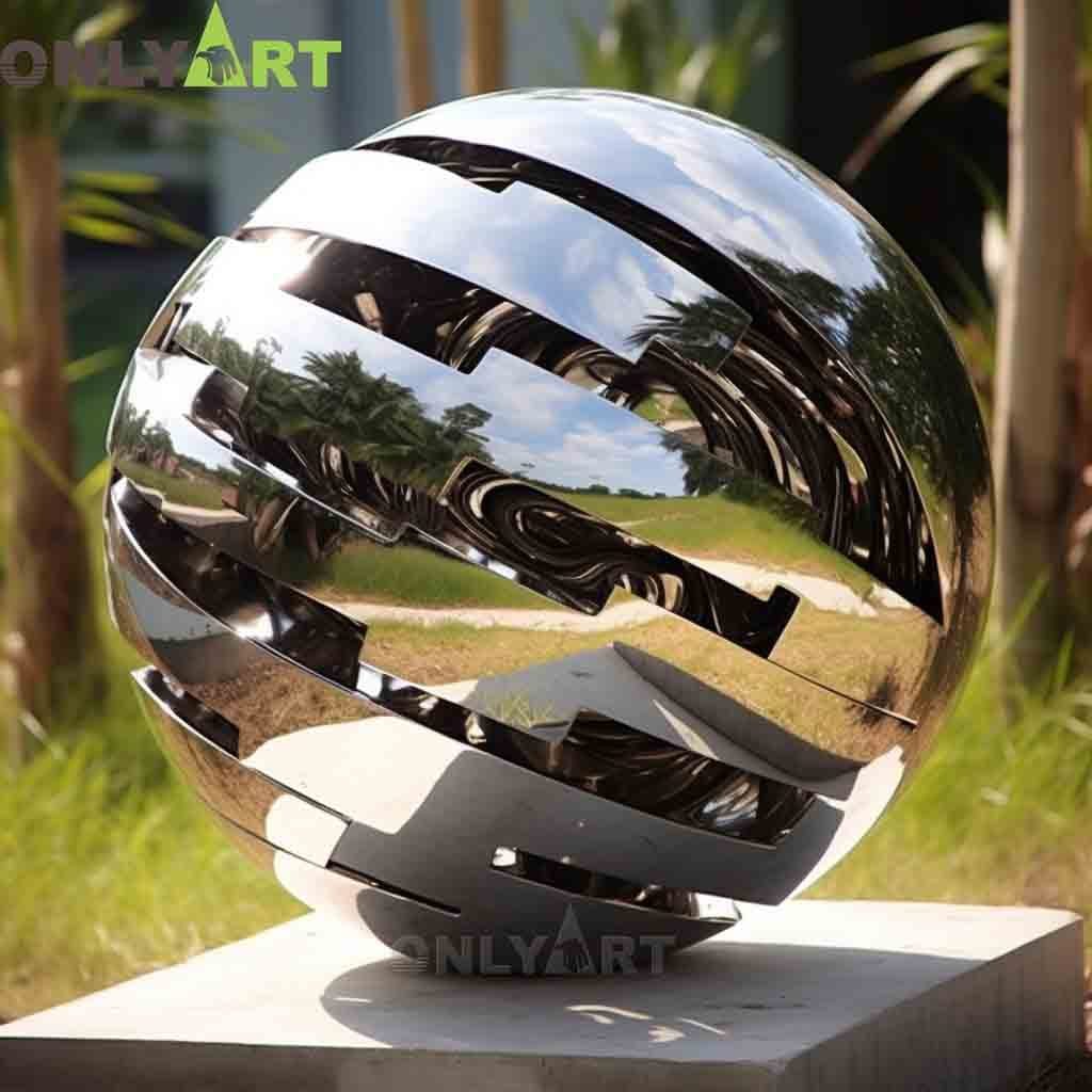 Lakeside Giant Metal Ball Sculpture OAS-B16 - salestatue