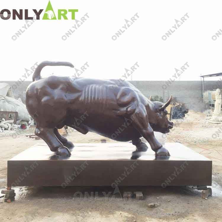 Bronze Wall Street Bull Statue Replica - salestatue