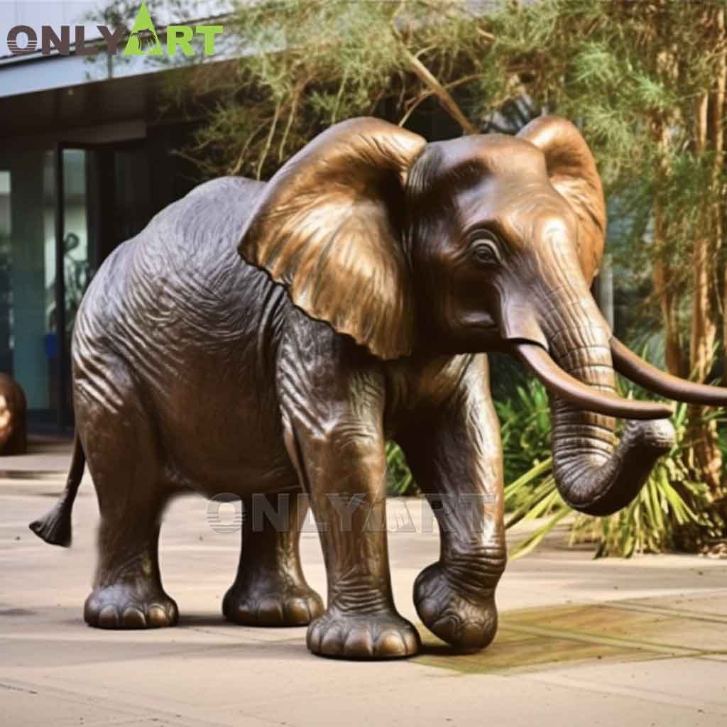 Bronze Life Size Elephant Statue - salestatue