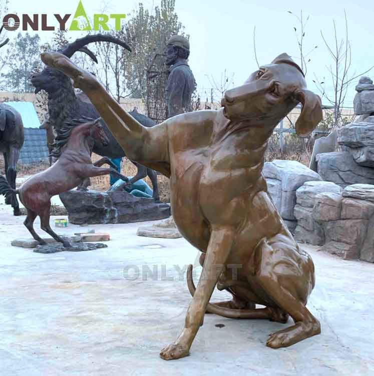 All Bronze Dog Statues For Sale - salestatue